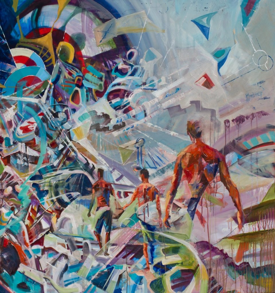 Abstract surf art | Club of the Waves