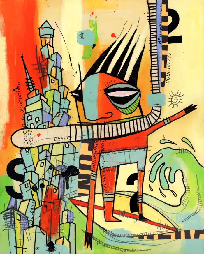 Abstract surf art | Club of the Waves