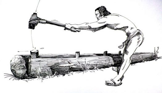 Ancient Hawaiian surfboard building | Club of the Waves