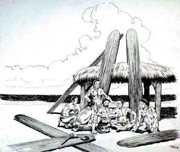 Ancient Hawaiian surfboard building | Club of the Waves