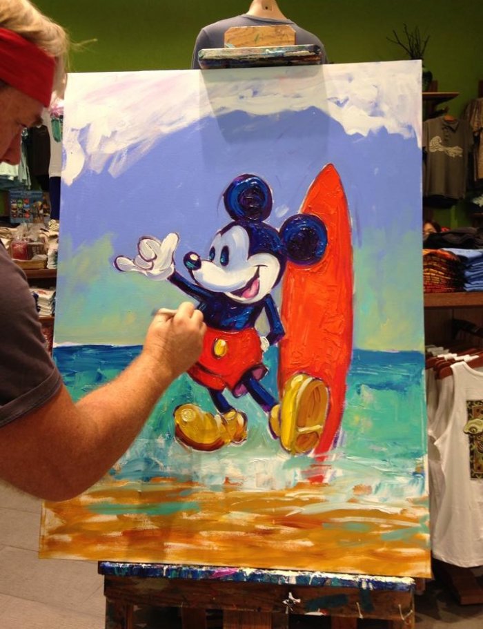 Disney surf art | Club of the Waves