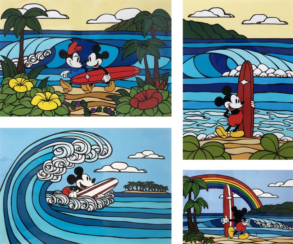 Disney surf art | Club of the Waves