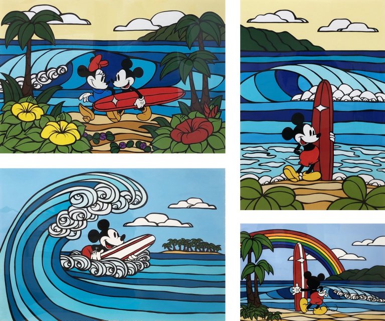 Disney surf art | Club of the Waves