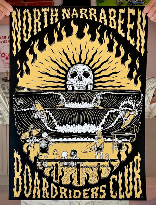 Kentaro Yoshida — Surf Artist in Sydney, Australia (via Japan)