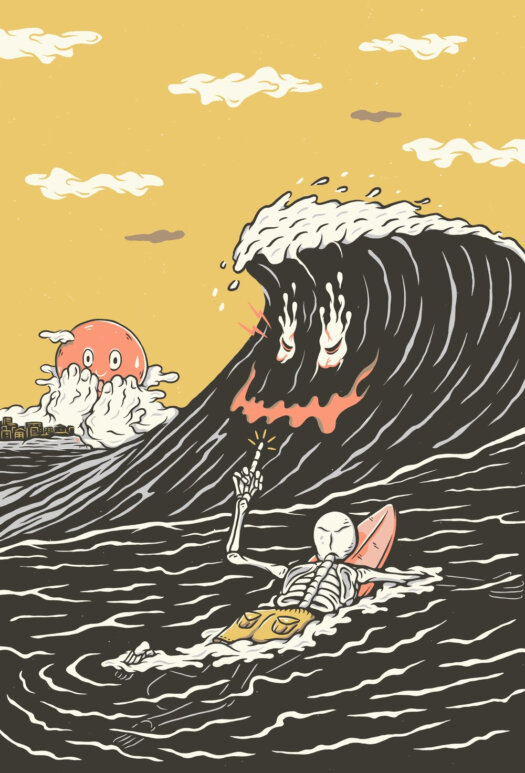 Kentaro Yoshida — Surf Artist in Sydney, Australia (via Japan)