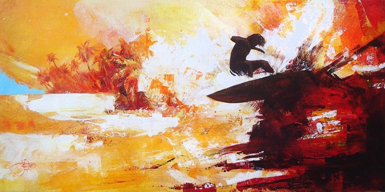 Abstract surf art | Club of the Waves